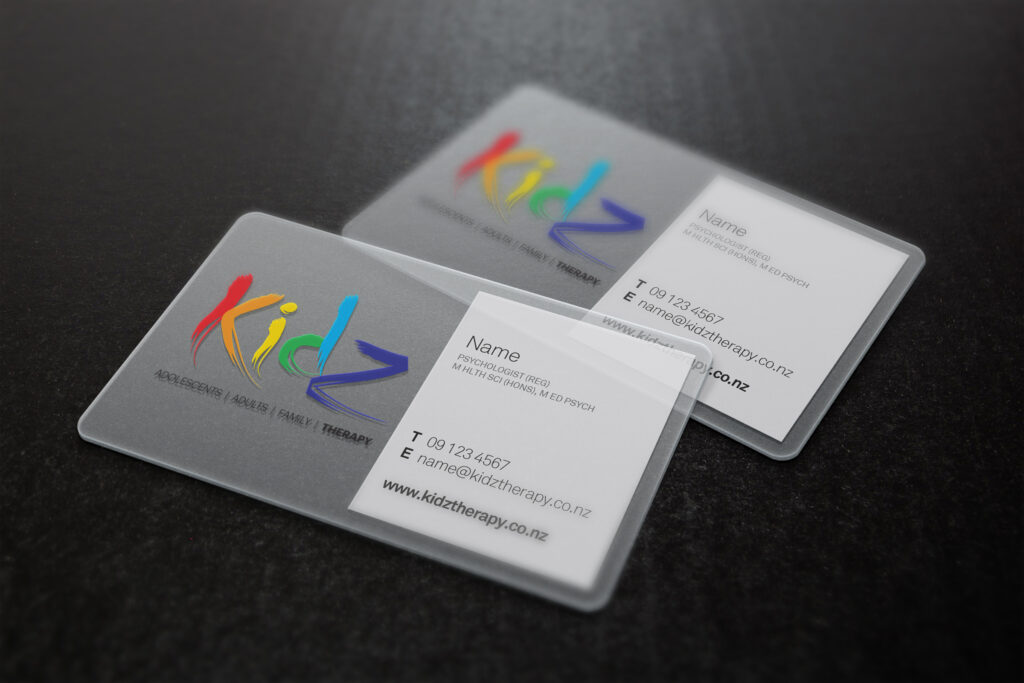 Frosted Business Cards: A Modern & Sophisticated Look